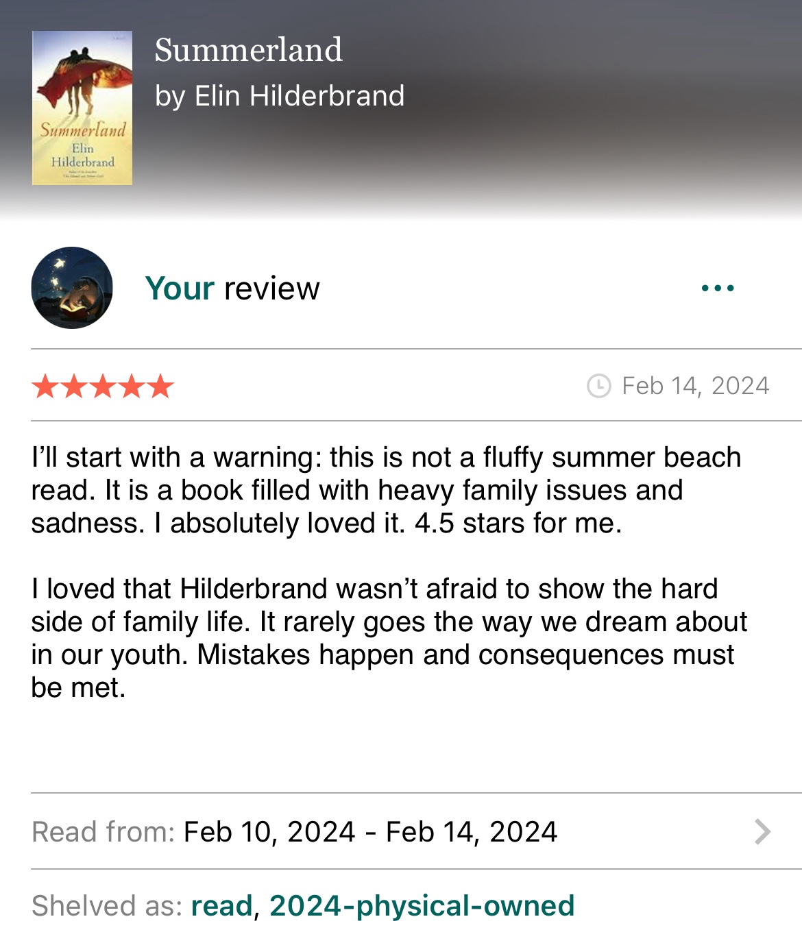 Summerland by Elin Hilderbrand | Kentucky Book Lover